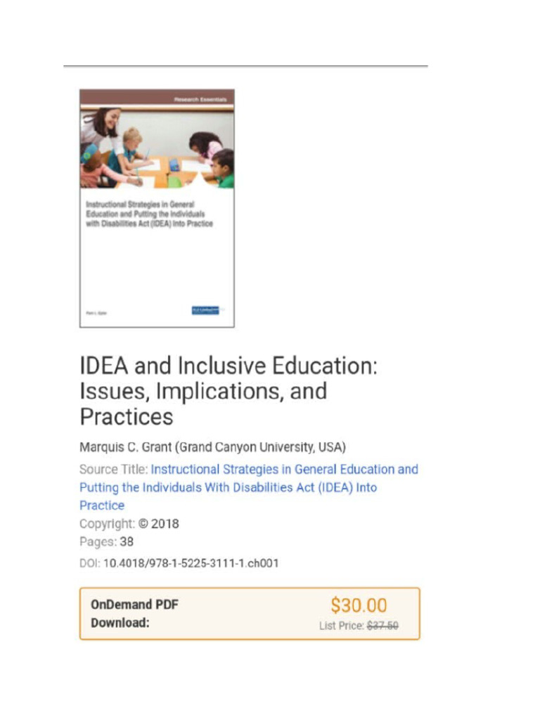 Idea Chapter 1 | PDF