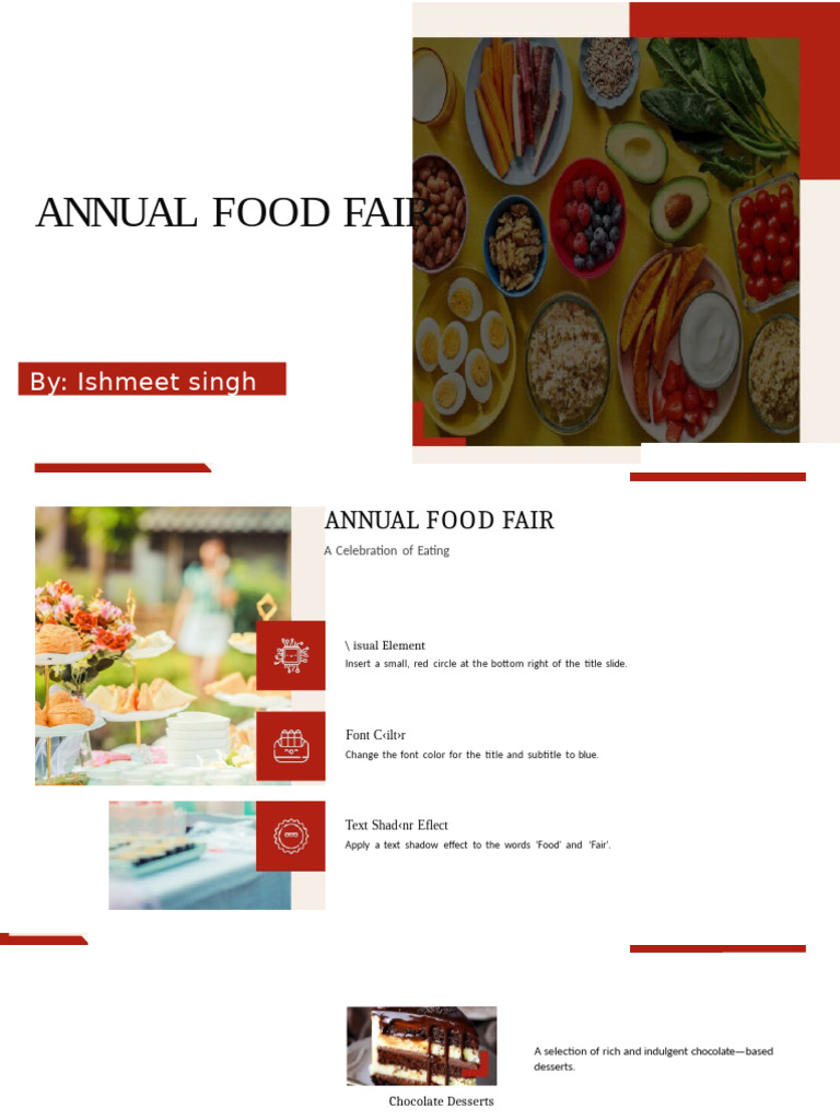 Annual Food Fair Presentation Og | PDF