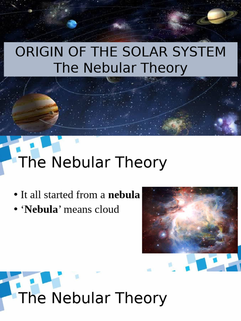 The Nebular Theory | PDF