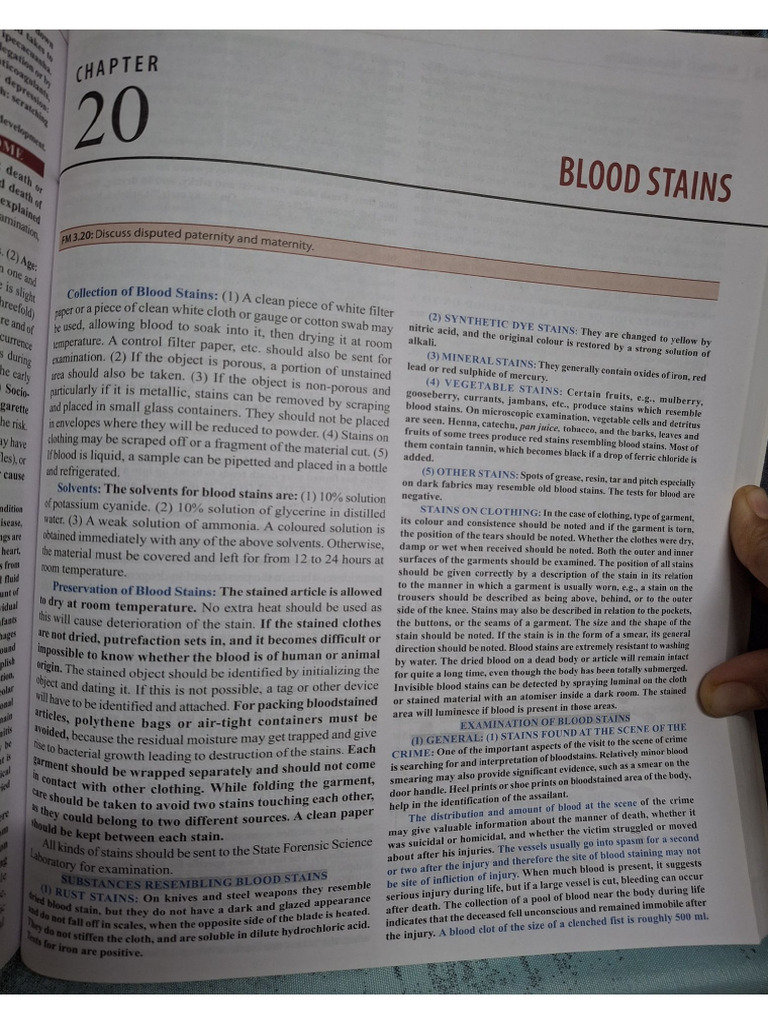 Blood Stains | PDF