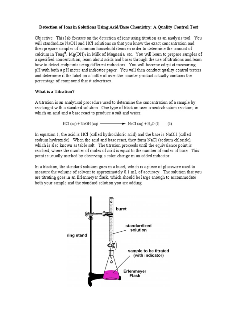 Titration | PDF