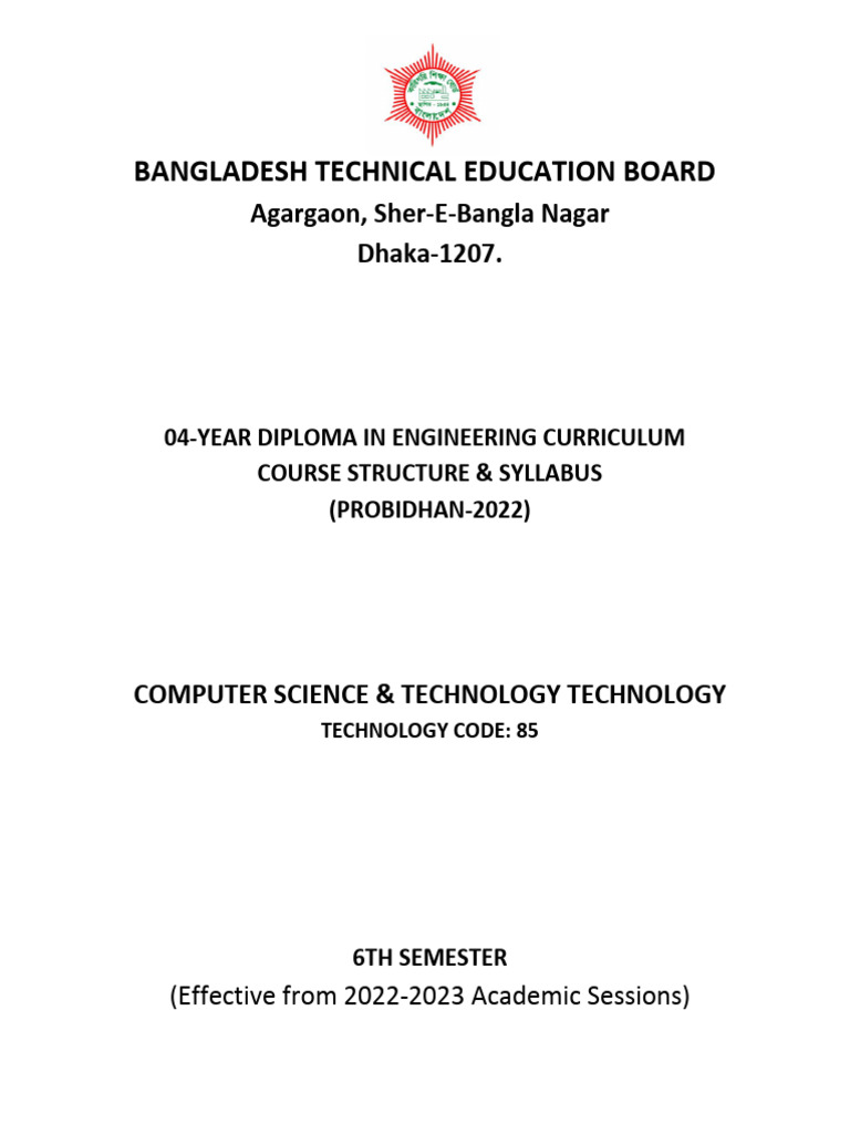 85-Computer Science - Technology Technology | PDF | Computer Network | Databases