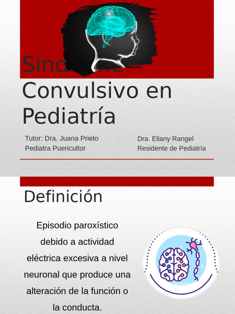 Síndrome Convulsión en Pediatría | PDF | Epilepsia | Enfermedades y ...