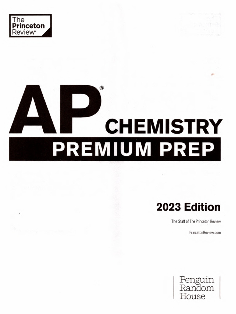 Princeton Review AP Chemistry Premium Prep, 2023 7 Practice Tests ...