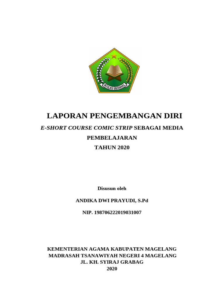 E-Short Course: Comic Strip Pembelajaran | PDF