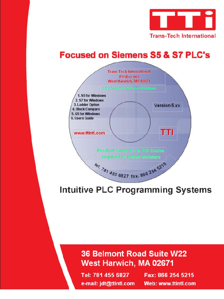 s5-s7 Tti Brochure | PDF | Programmable Logic Controller | Personal Computers