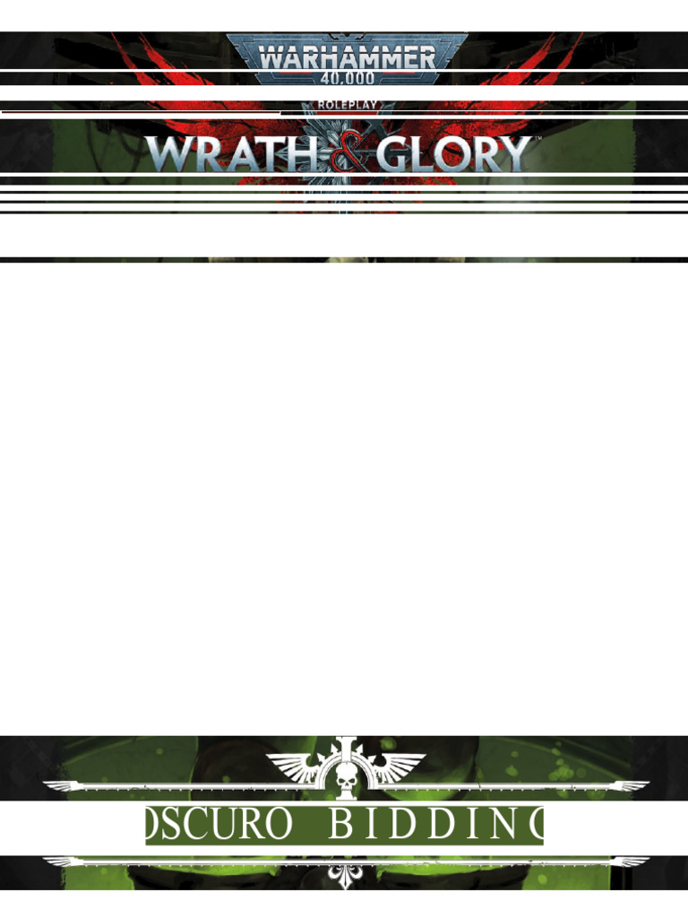 Warhammer 40k Wrath & Glory - Dark Bidding Es | PDF | Inquisición española