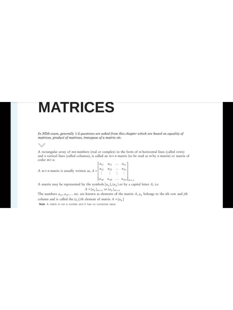 Matrics and Determinet | PDF