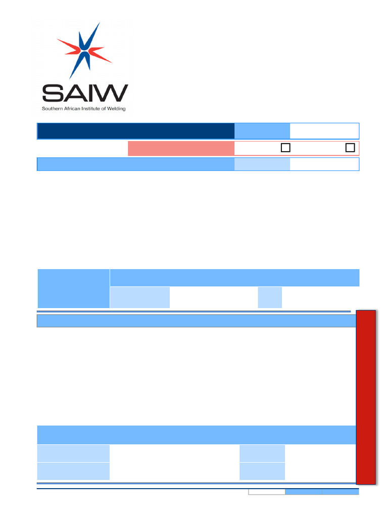 Practical Welding Application Form | PDF | Welding | Construction