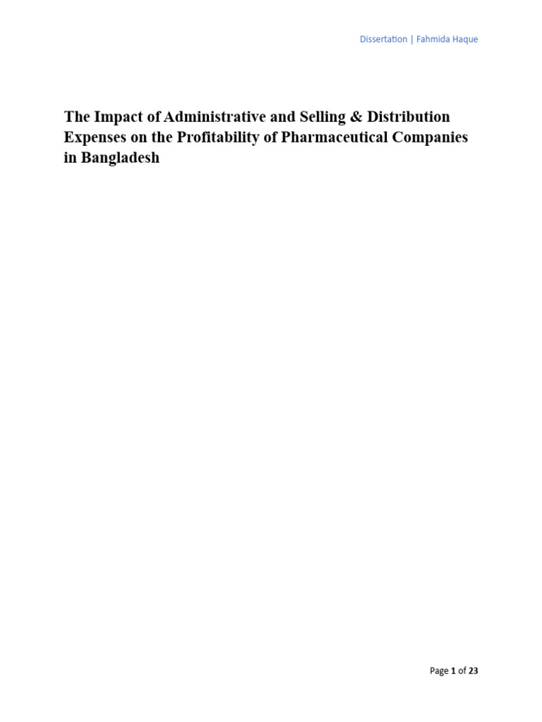 Fahmida Haque - Thesis - New | PDF | Linear Regression | Statistics