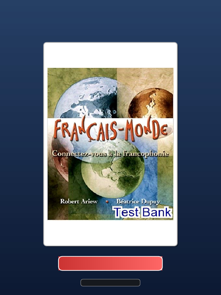 Complete Bundle FrancaisMonde ConnectezVous A La Francophonie 1st ...