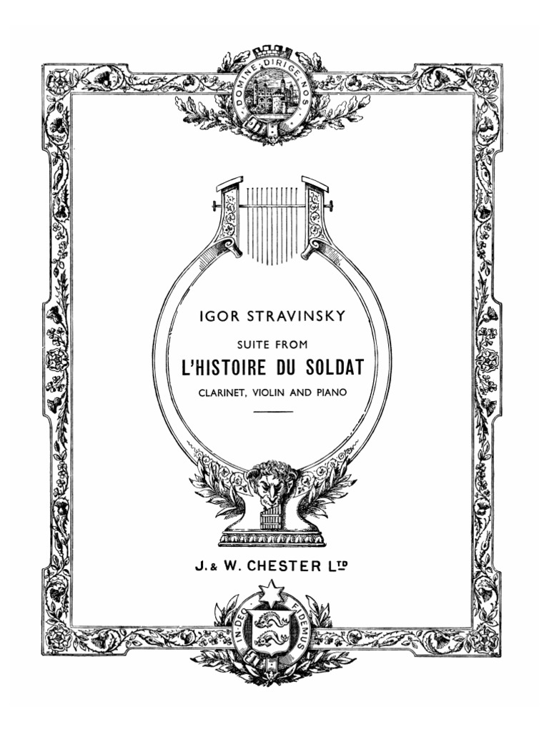 Stravinsky: Soldier's Tale | PDF