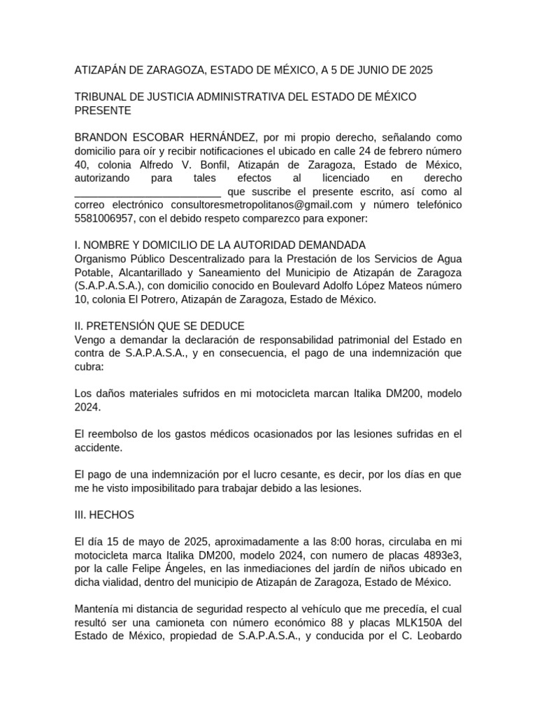 Proyecto | PDF | Daños y perjuicios