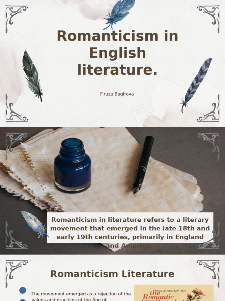 Overview of Romanticism in Literature | PDF | Samuel Taylor Coleridge ...