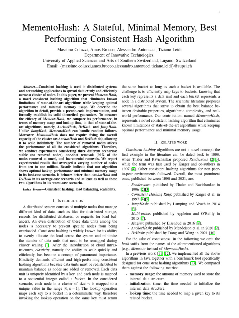 Memento | PDF | Computer Cluster | Computer Data