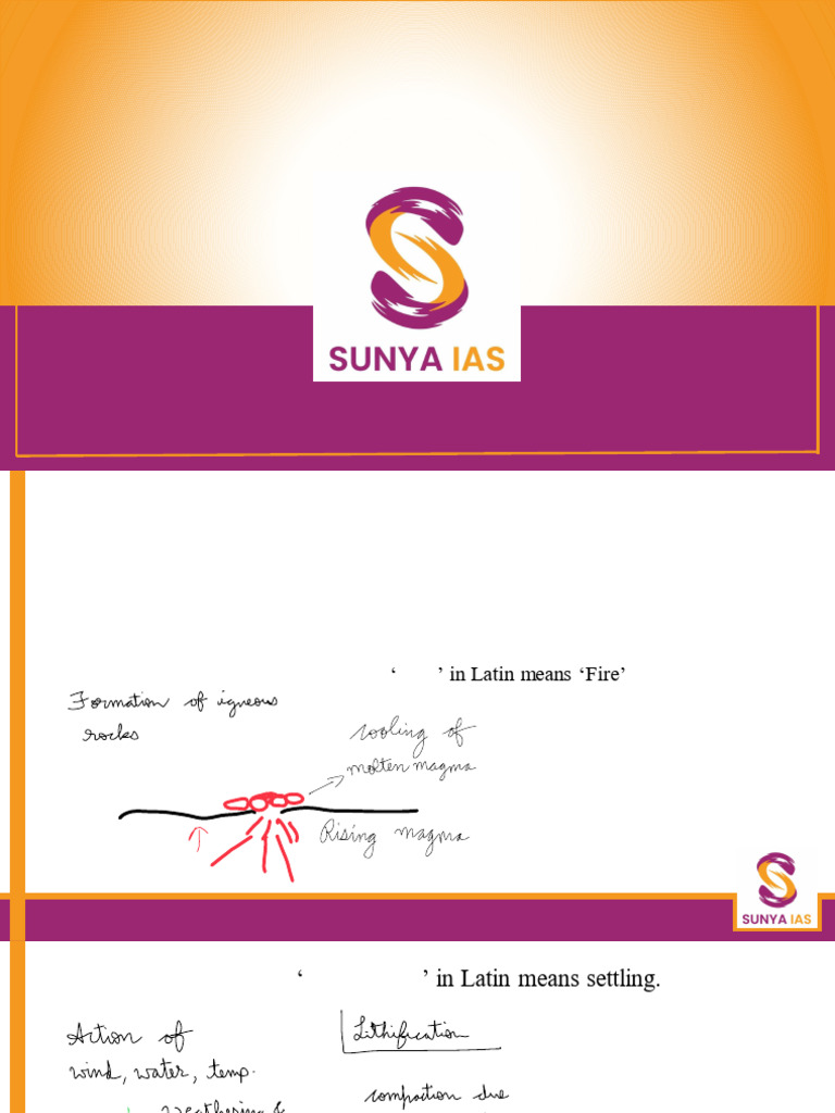 Lecture 2 Rock Cycle and Geomorphic Forces | PDF