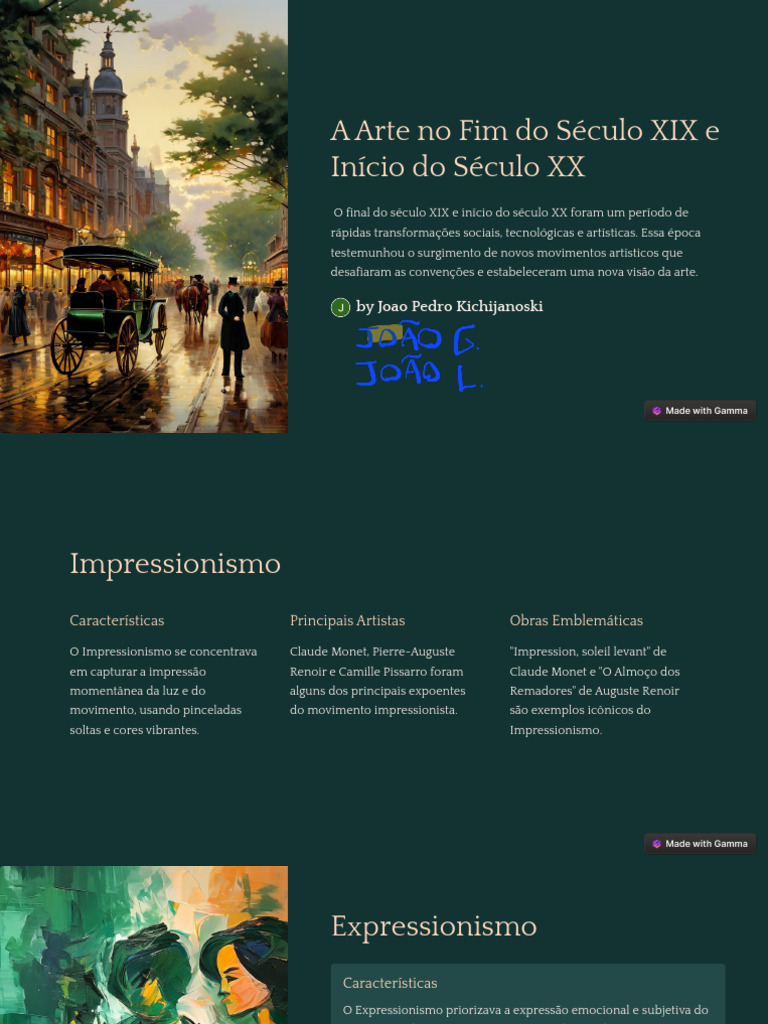 A Arte No Fim Do Seculo XIX e Inicio Do Seculo XX - 240710 - 080130 | PDF | Expressionismo ...