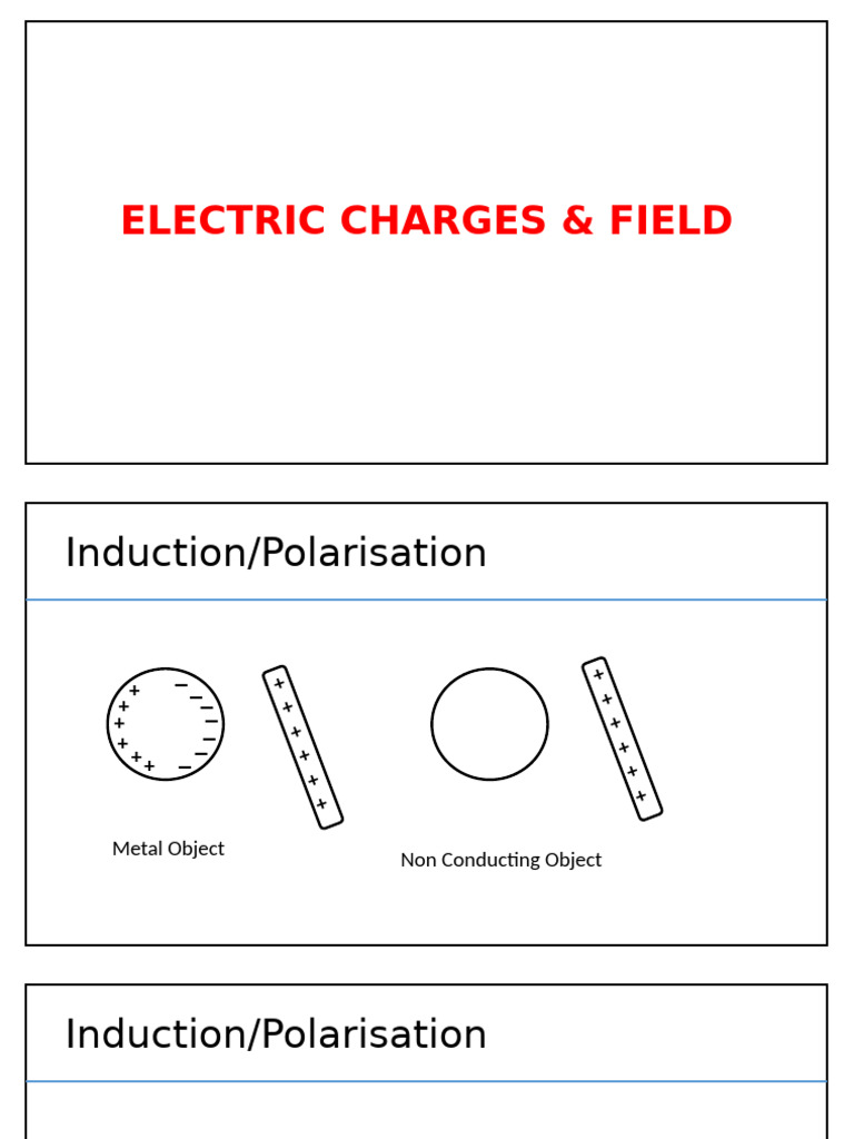 Electric Charges Field V1 | PDF | Physics | Physical Phenomena