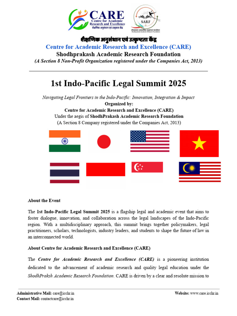 Indo-Pacific Legal Summit 2025 Overview | PDF