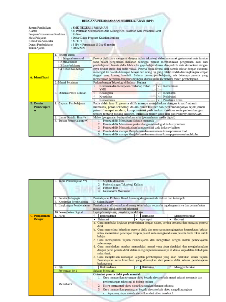 Modul Elemen 2 DDPK 2025 2026 | PDF