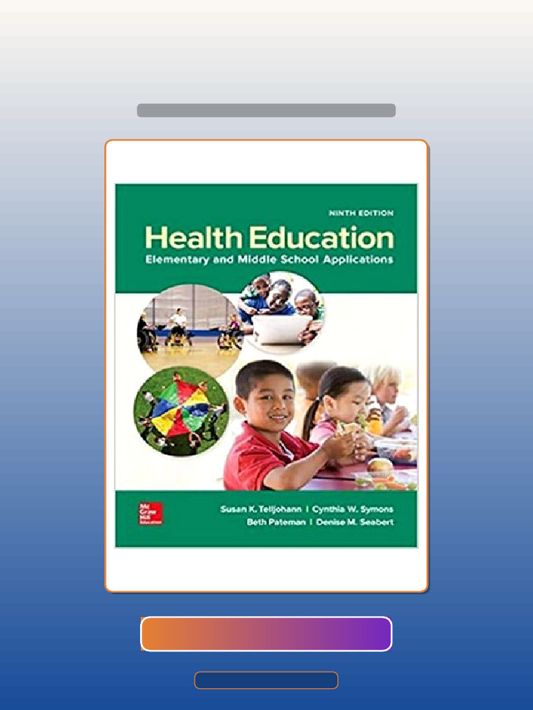 ISE Health Education Elementary and Middle School Applications 9th ...
