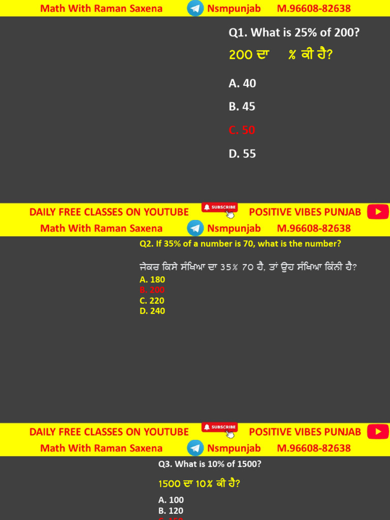 Percentage 1 Complete | PDF