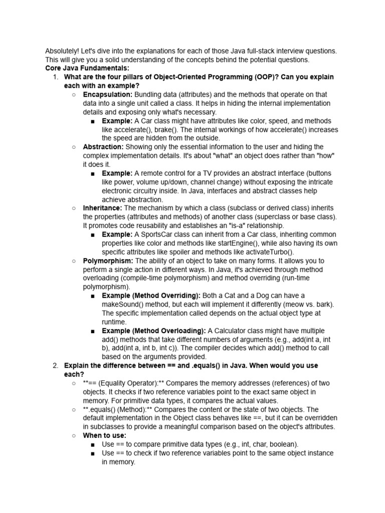 Give Ans With Explanation For All The Above Questi... | PDF | Inheritance (Object Oriented ...