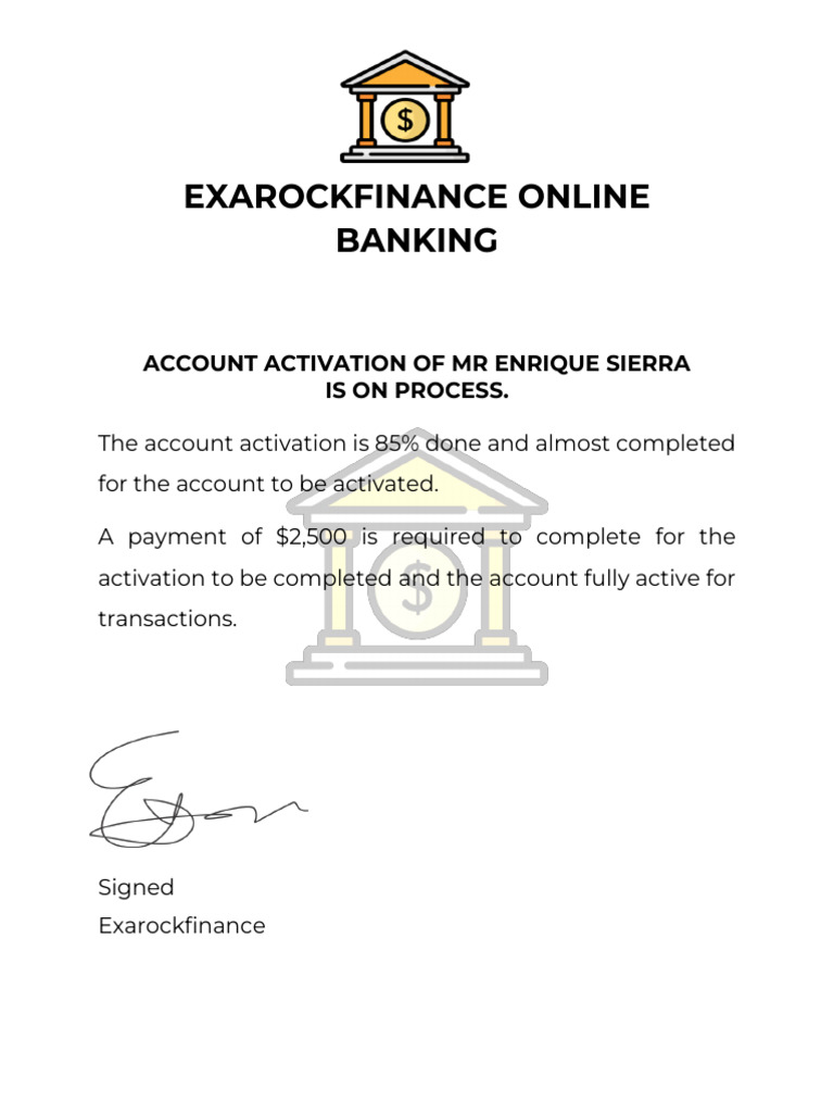 Exarockfinance Online Banking | PDF