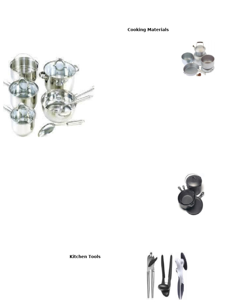 Cooking Material1 | PDF