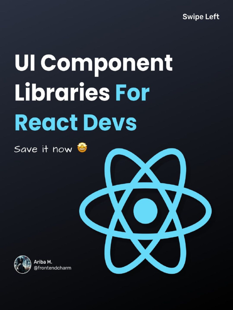 15 Awesome React Component Libraries | PDF