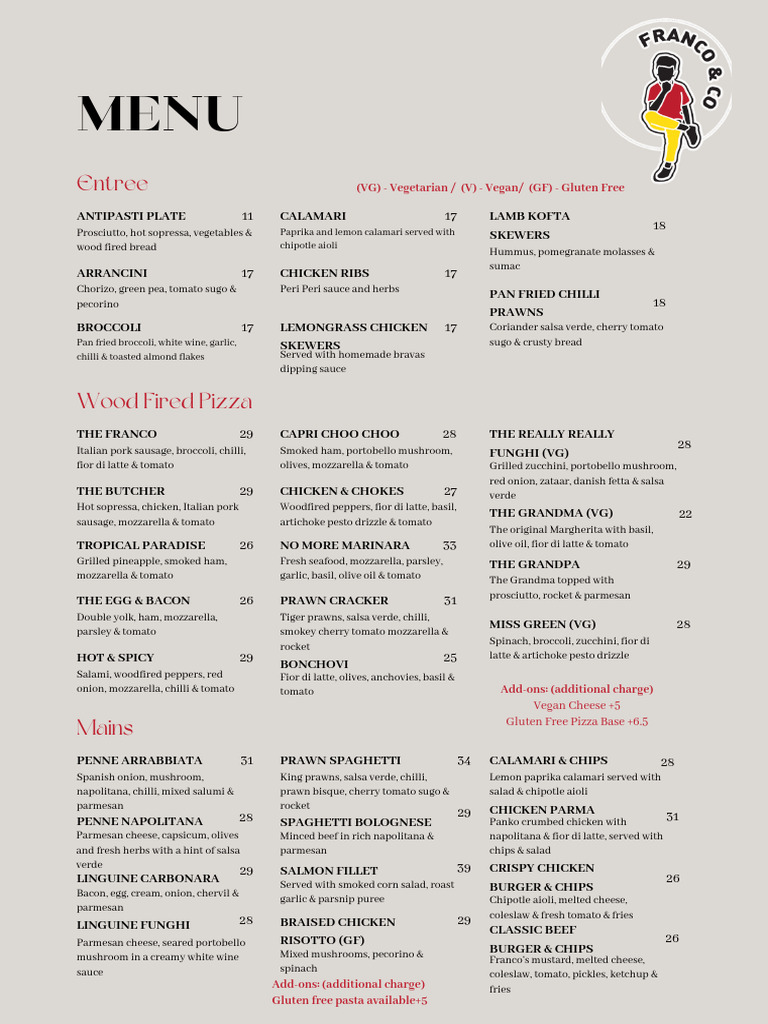Fancy Restaurant Menu 2 A854xZbD32sKW2Ee | PDF | Pesto | Mozzarella