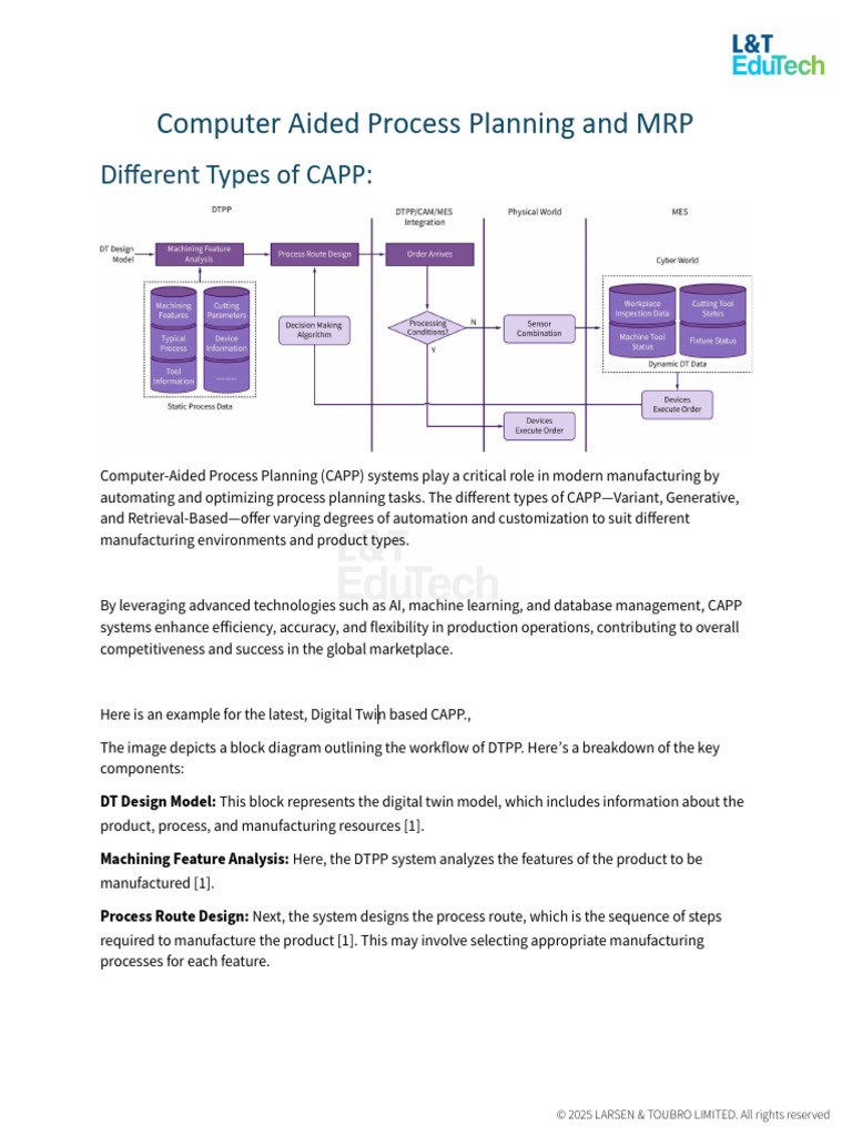 Types of Computer Aided Process Planning | PDF | Applied Mathematics ...