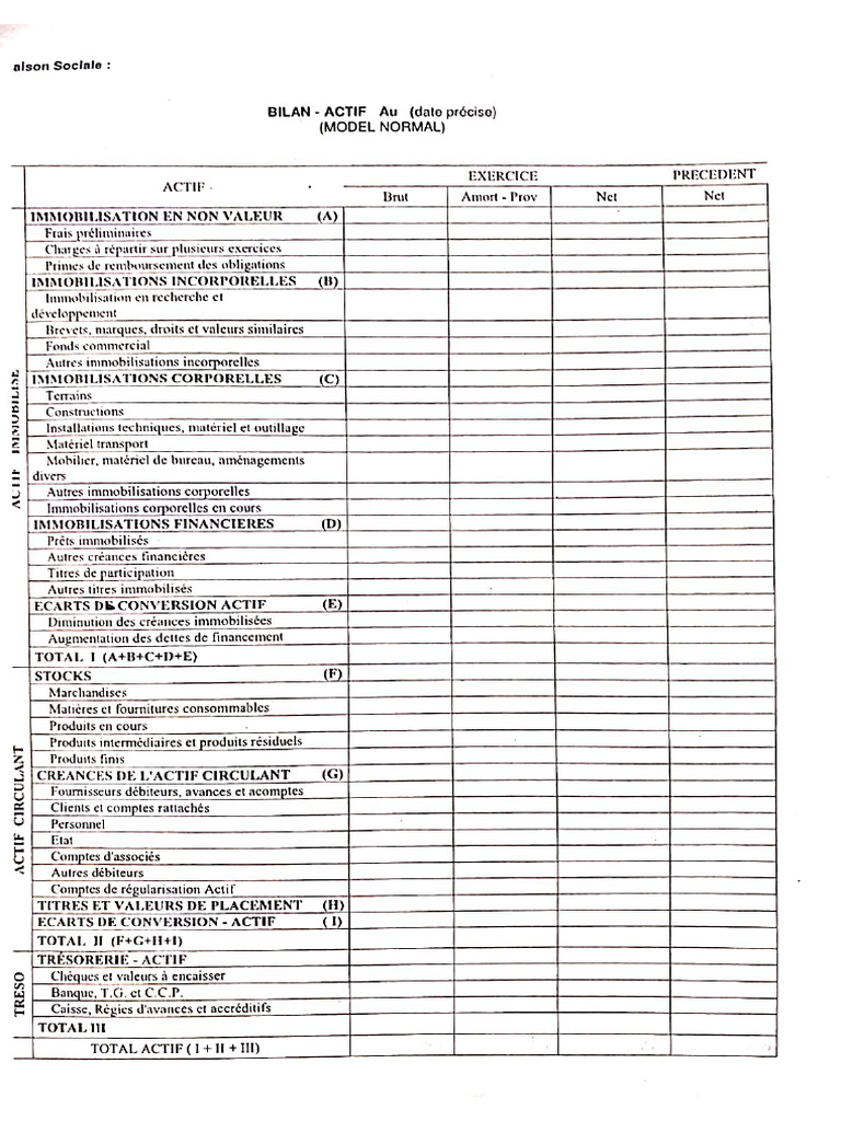 Bilan | PDF