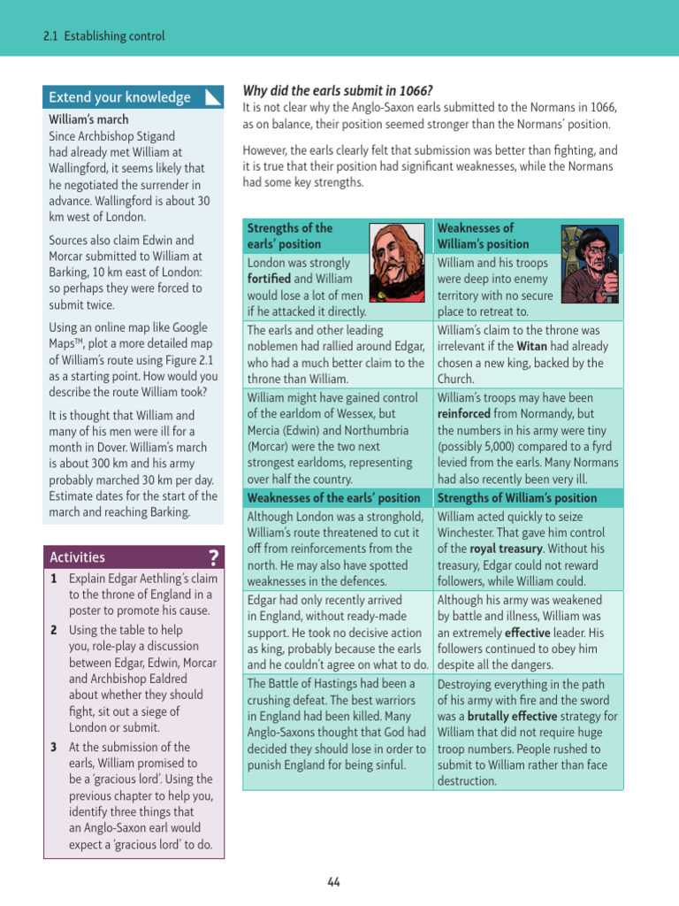 Info Sheets | PDF | Earl | Anglo Saxons