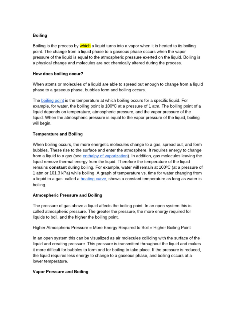 Boiling 11 | PDF | Boiling | Pressure