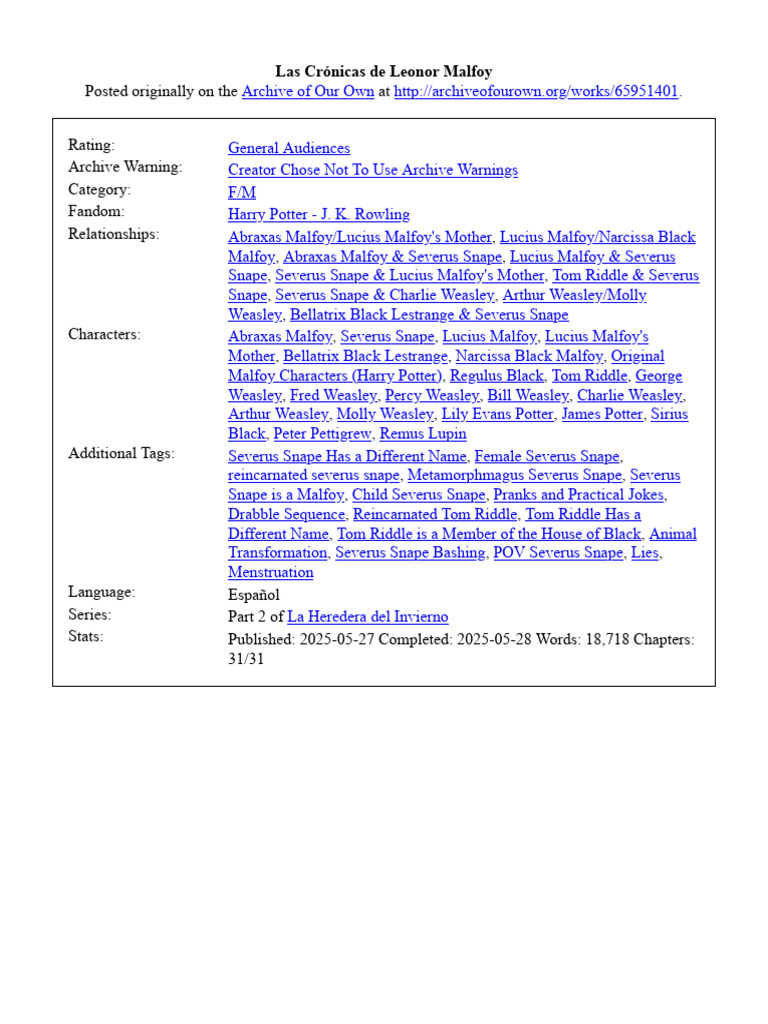 Vol02-Las Cronicas de Leonor | PDF | Harry Potter