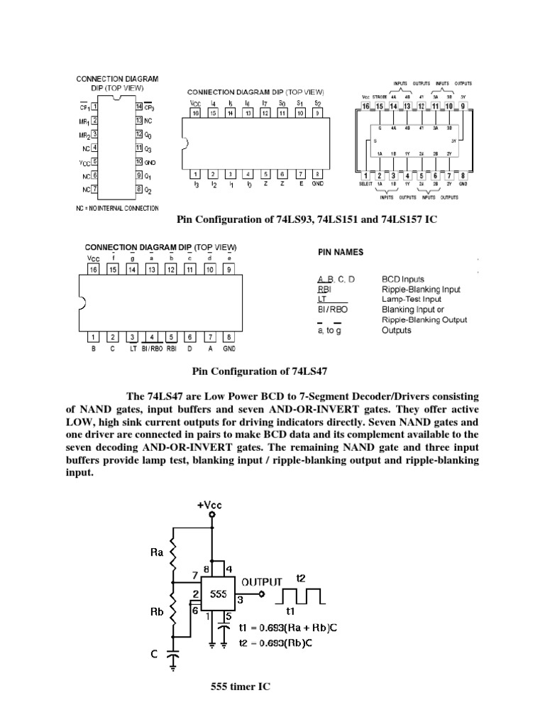 74LS157 | PDF | Computers