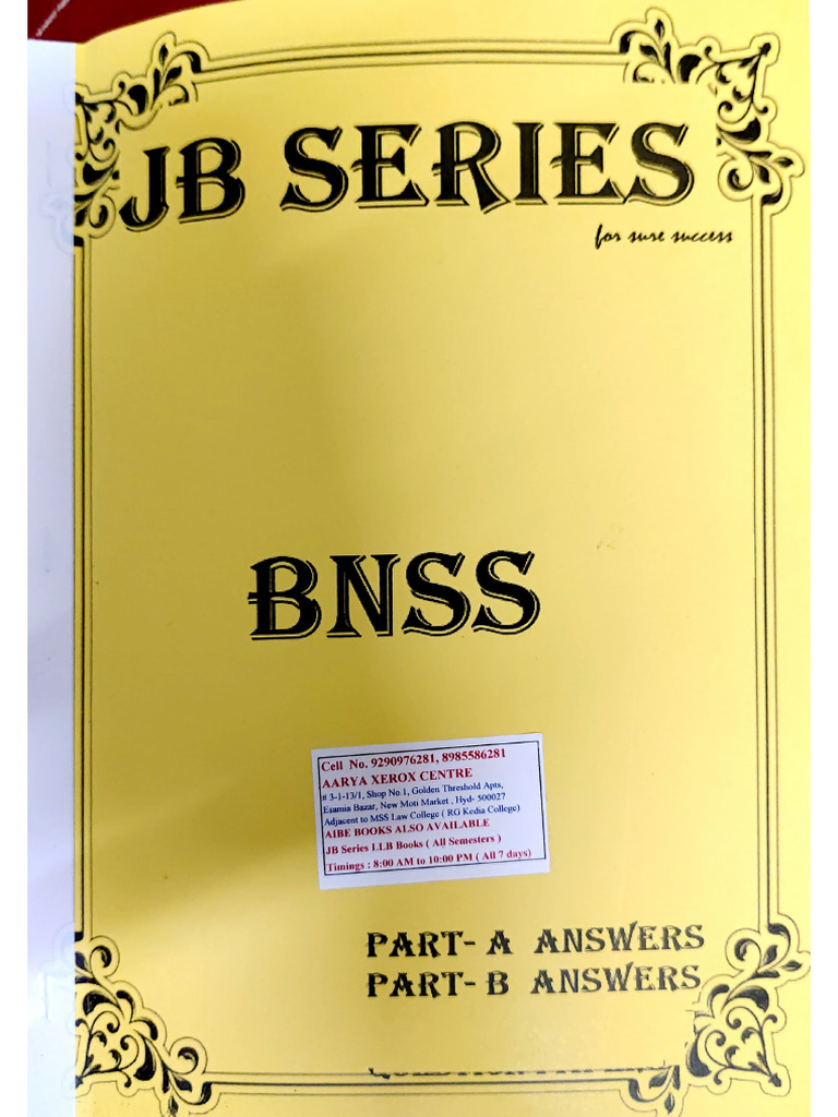 Bnss JB Series | PDF