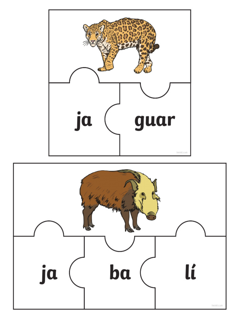 Sa L 191 Rompecabezas Con La Letra J - Ver - 2 | PDF