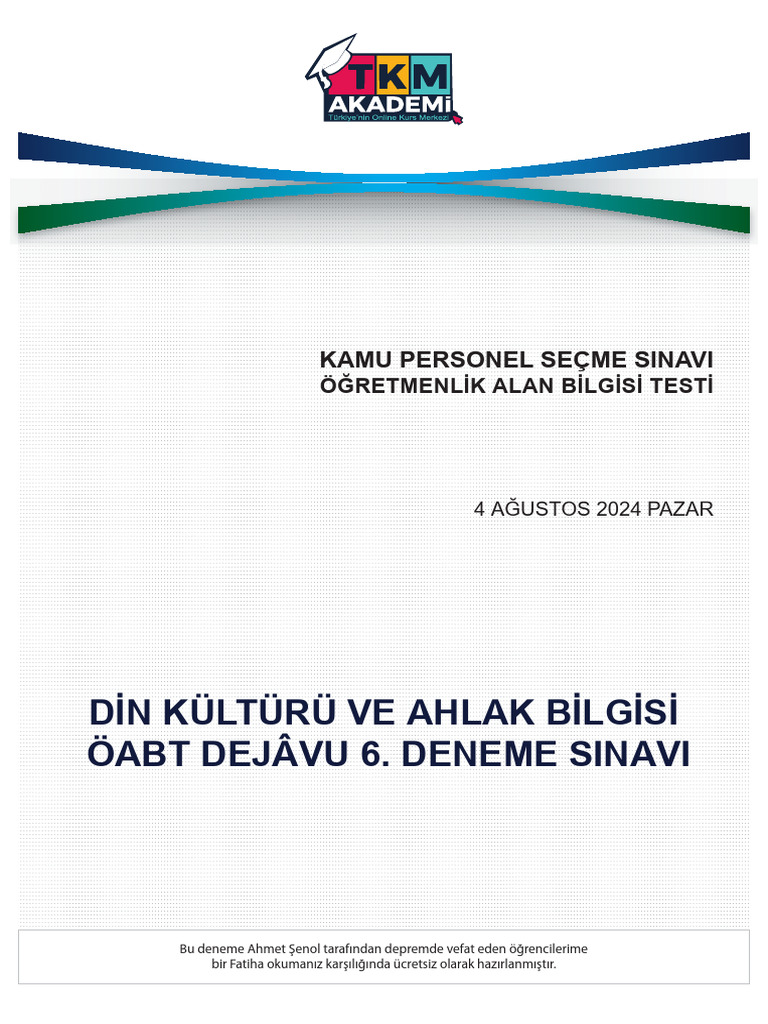 6.dejâvu Denemesi-Ahmet ŞENOL | PDF