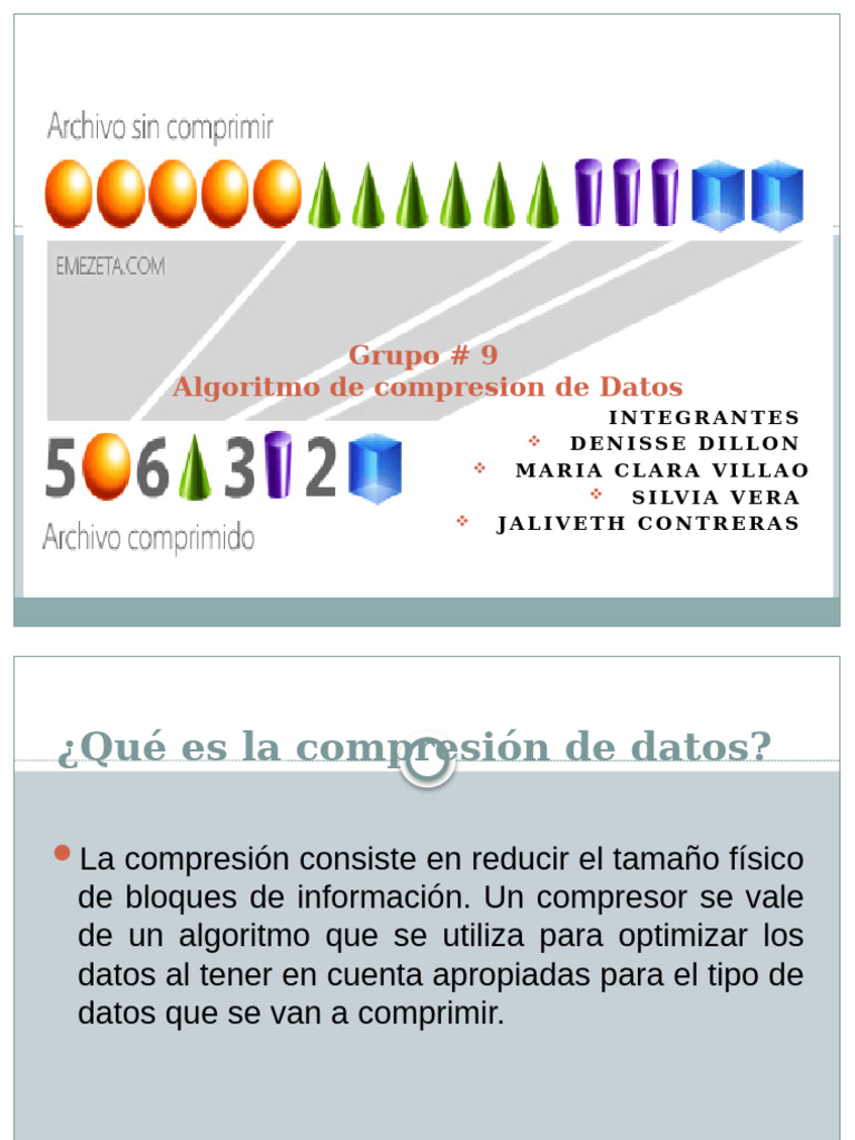 Compresion de Datos | PDF