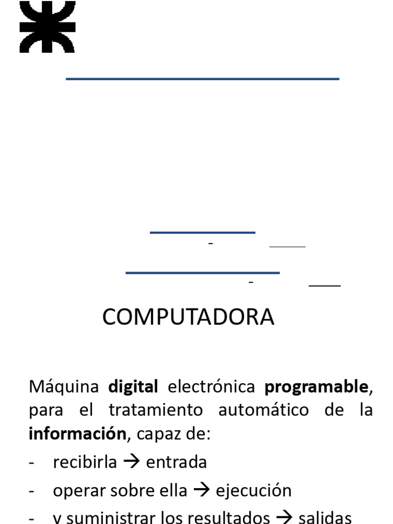 1-Definiciones. Histórica. Unid Info - TP1 | PDF | Microprocesador | Lenguaje de programación