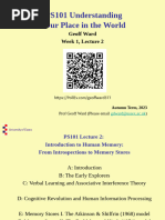 Murdock's Serial Position Curve Study Overview | PDF | Long Term Memory ...