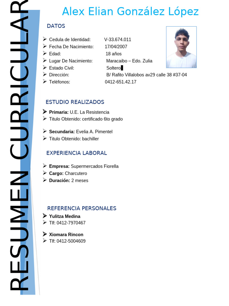 Alex Elian González López | PDF