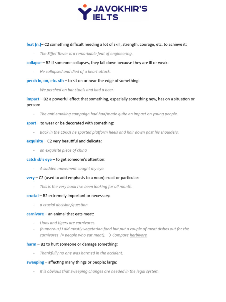 Word List 32: Vocabulary Insights | PDF