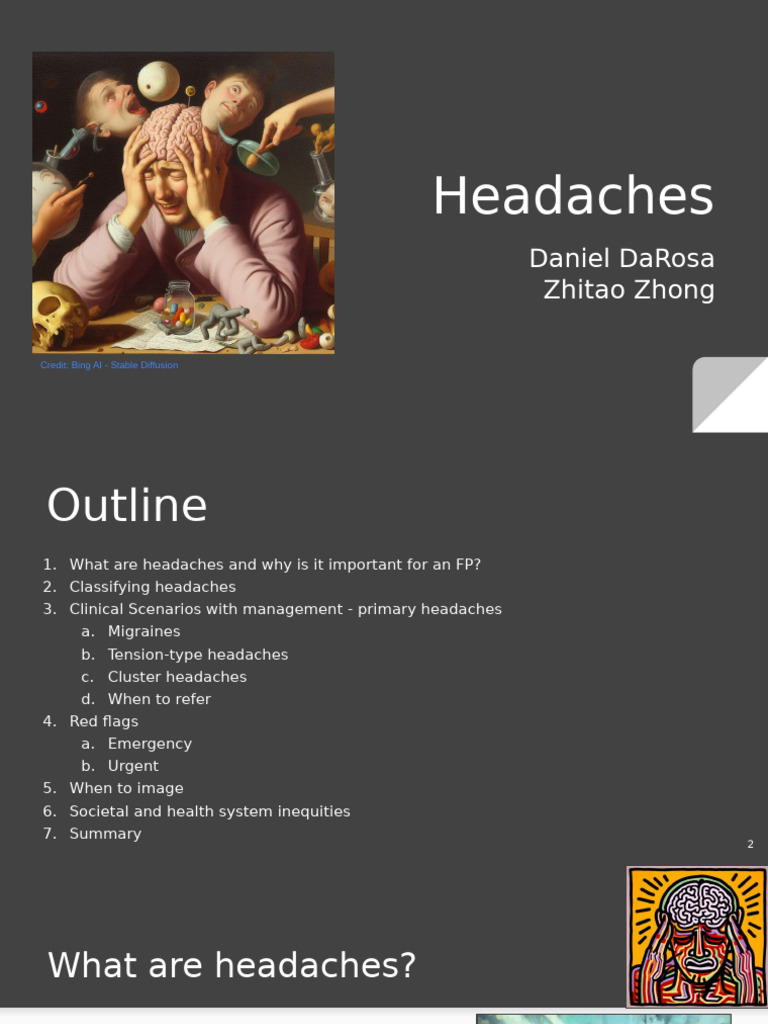 Understanding Headaches: Types and Management | PDF | Headache | Migraine