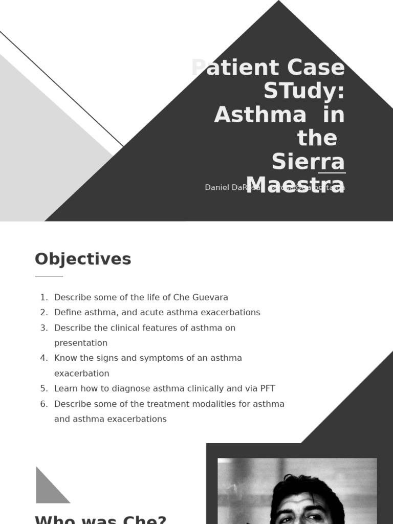Patient Case Study Asthma in The Sierra Maestra | PDF | Asthma | Cough