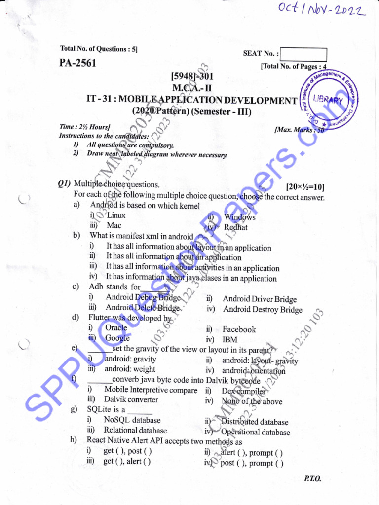 Mobile Application Developement | PDF | Json | Java Script