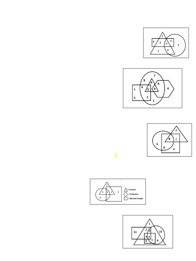 Note (03) On Logical Venn Diagram by Paltu Sir | PDF | Area | Rectangle