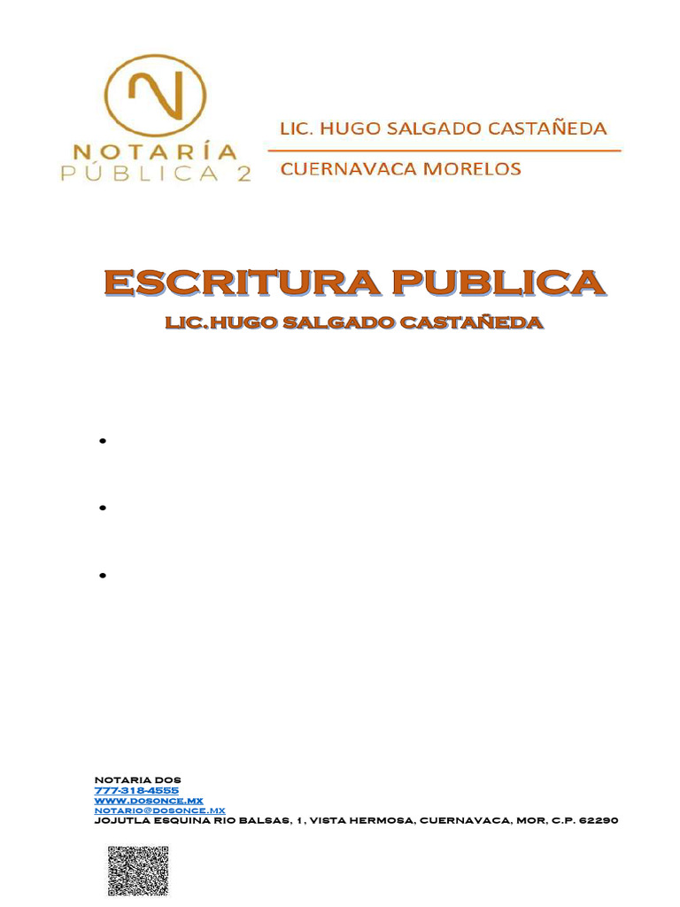 Portada Escritura | PDF